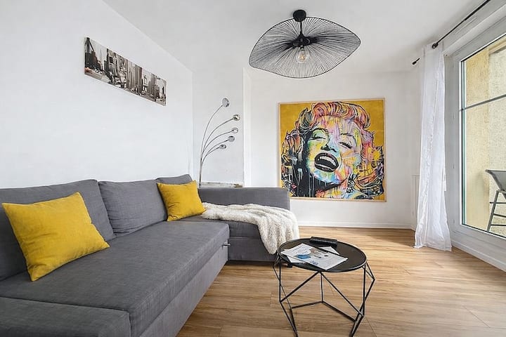 Appartement Centre Ville Avec Terrasse - Gare de Mulhouse