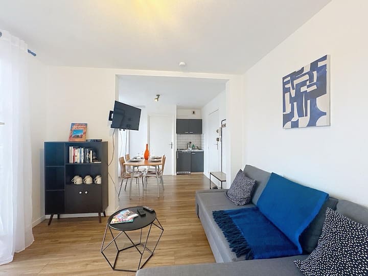 Appartement Centre Ville Avec Terrasse - Gare de Mulhouse