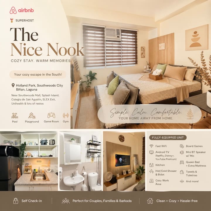 The Nice Nook - Southwoods Staycations - Biñan