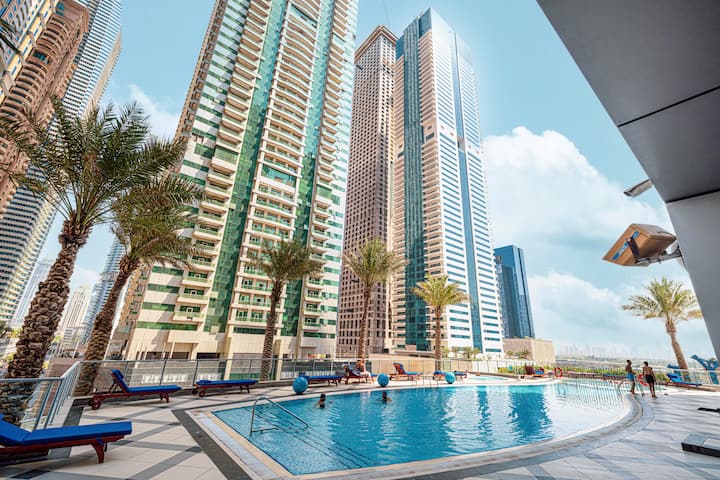 Spacious 2br In Dubai Marina Near Marina Walk - Émirats arabes unis
