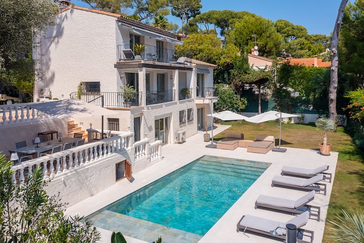 Villa Les Pins Du Cap - Vue Mer - Cap D'antibes - Juan-les-Pins