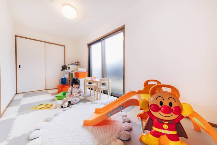 Family House Near Horyuji | Playroom | Sleeps 8 - Nara