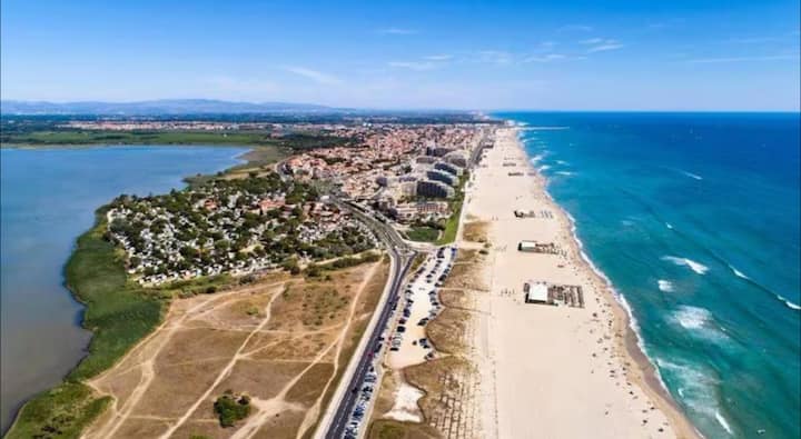 Mobil Home Location Pour 8 Personnes. - Canet-en-Roussillon