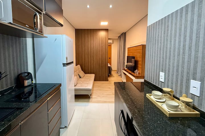 Studio 21 Com Ar Condicionado, P. Até 4 Pessoas - São Mateus