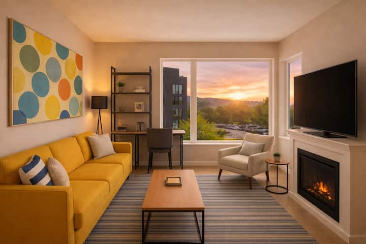 Sunset Views Bellevue +Patio +Parking +Wifi - Bellevue