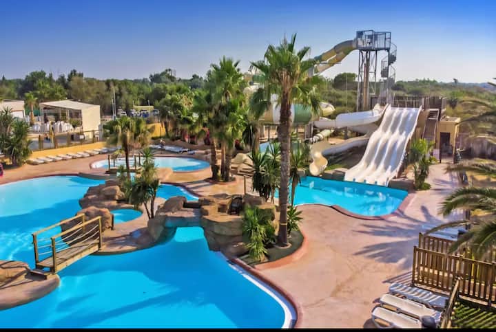 Mobil Home Tout Confort - Accès Direct Plage - Vias