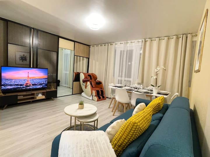 Cozy Apt | Paris Center | Metro 6 Glacière|paris13 - Paris