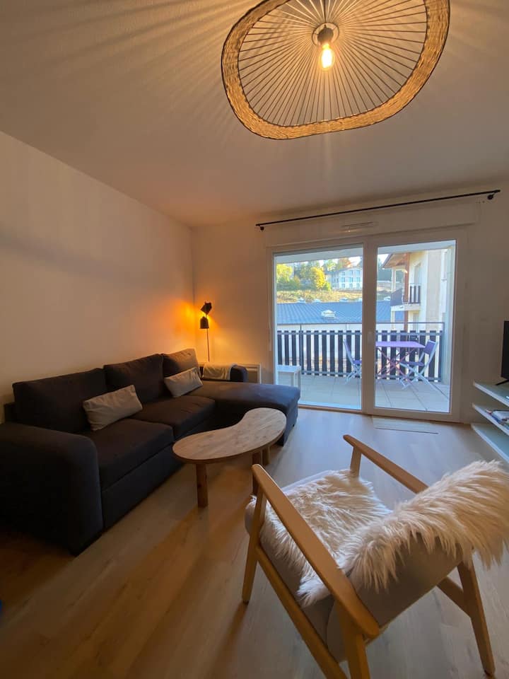 Bel Appart 4 Pers, Balcon & Parking, Tout à Pied. - Les Rousses