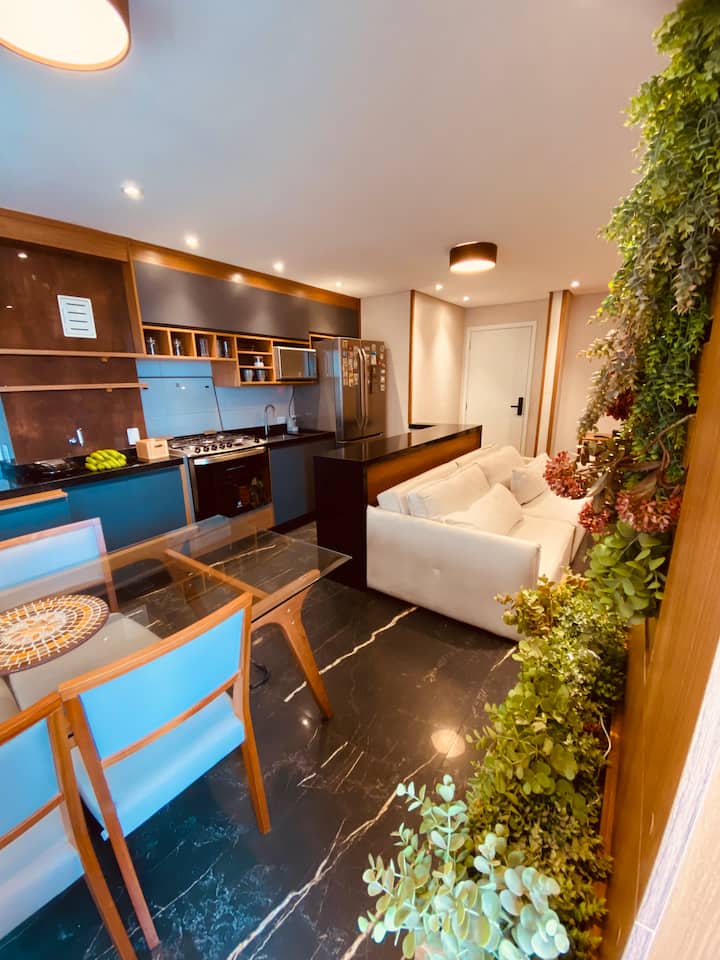 Apartamento Resort Com Ar Condicionado E Garagem - Liberdade