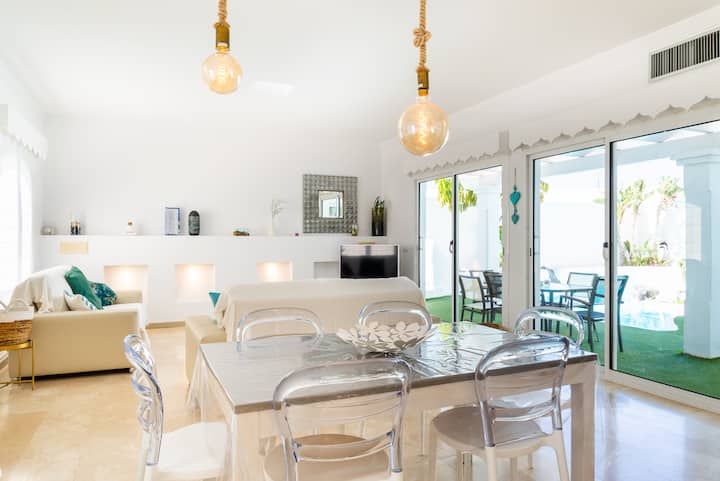 Villa Opale Paz Y Lujo, Piscina E Jacuzzi Privados - Corralejo
