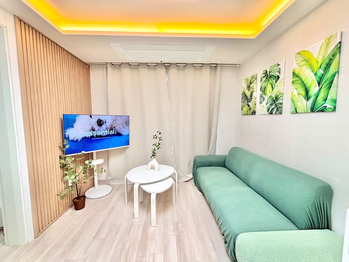 [Clean&cozy]cotton Bedding/gimpo Airport/subway5&9 - Bucheon-si