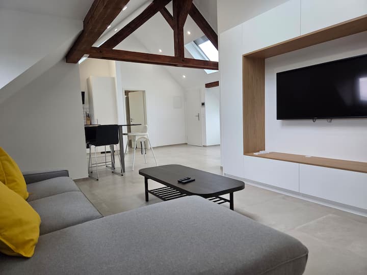 2025 Renovated 1br Loft In Lux-belair - Luxembourg City