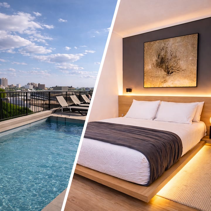 Oasis Natural | Azotea Con Piscina Y Vistas - Santiago