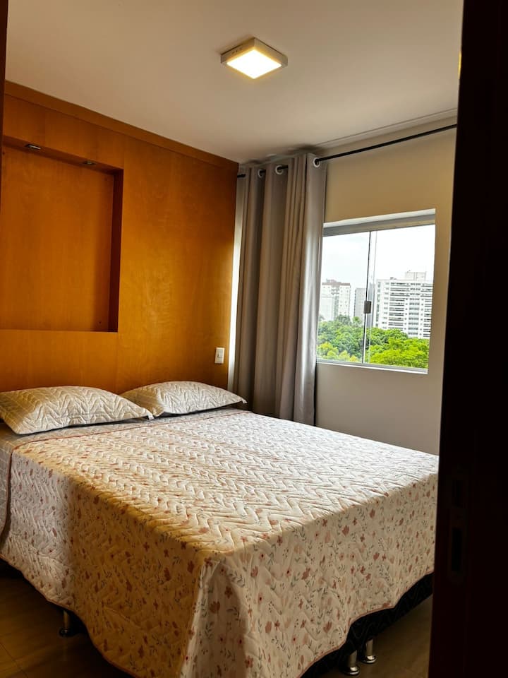 Apto 2 Quartos Confortável Vista Livre, Ar E Gar. - Brasília