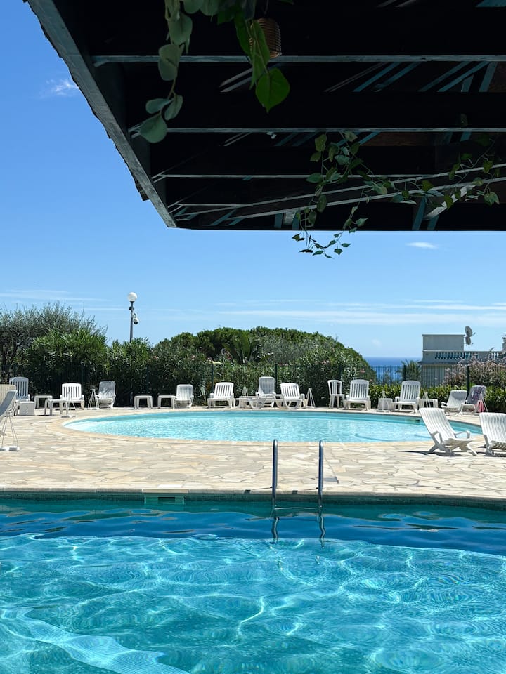 Appartement Avec Terrasse - Piscine, Belles Terres - Nice