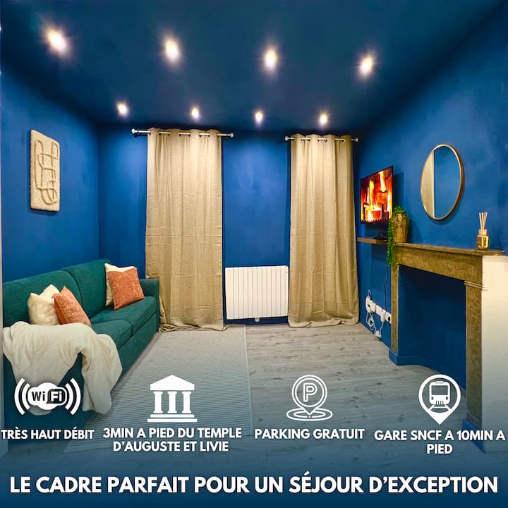 Doux Pavillon - Le Bluenote - Parking Gratuit - Pont Saint-Martin