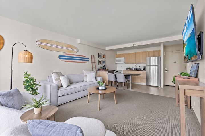 16fl-beautiful Waikiki 1br W/ Parking Near Beach~ - 檀香山