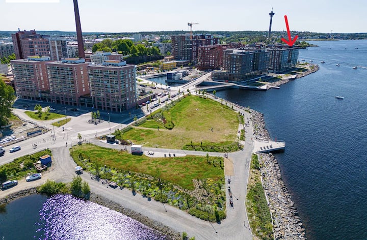 Modern Lakeview Apartment With Sauna In Tampere - Tampere