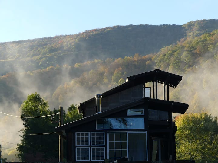 Sky View On The Rail Trail - West Virginia