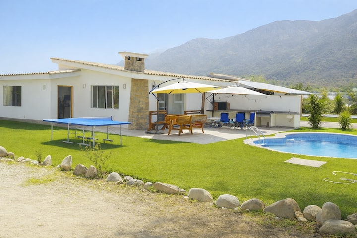 Casa De Campo, Piscina+fogata Y Sol Todo El Año - Peru