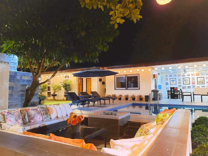 Private Villa · Pool · Sunken · Kitchen · Billiard - Arayat