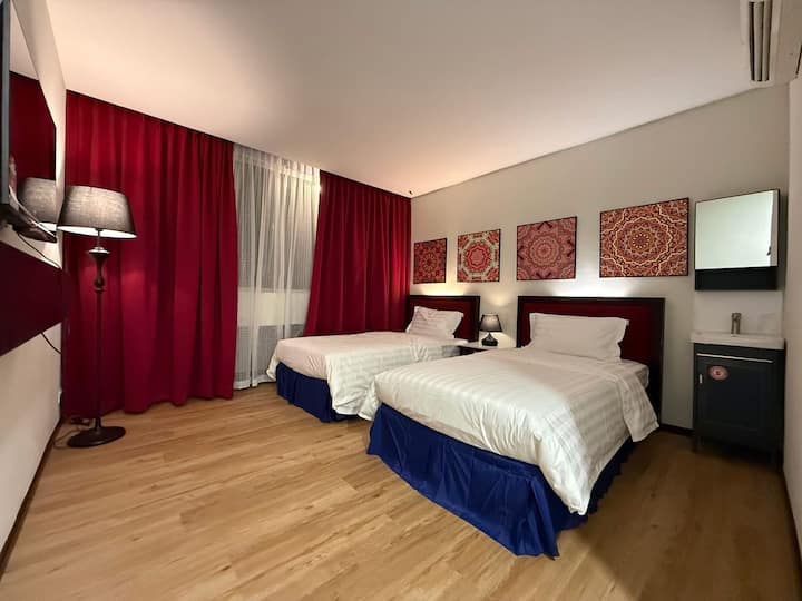 City Homestay, Deluxe Twin - Miri