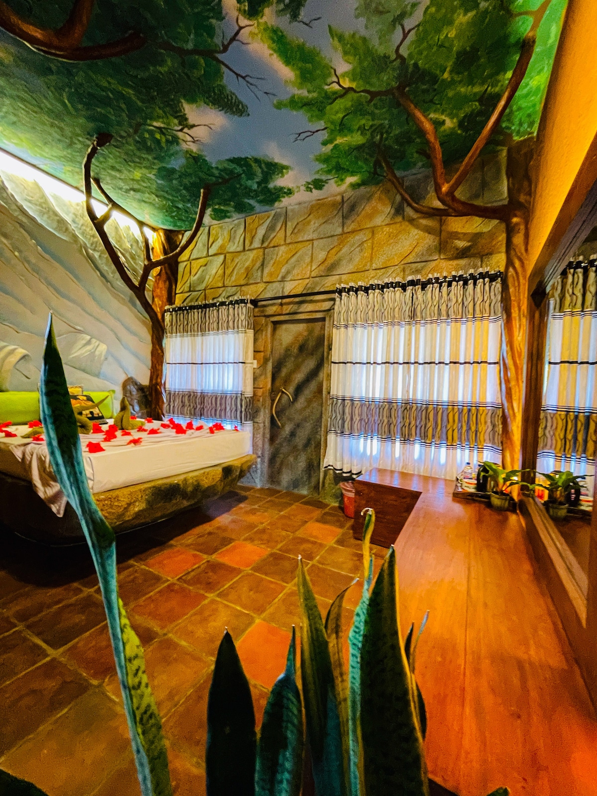 Lake view Cave House - Houses for Rent in Sigiriya, Central Province ...