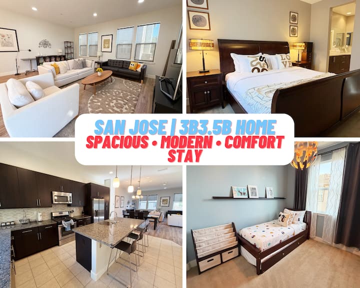 Anstay | Modern Comforts In San Jose | 3b3.5b Th - Milpitas, CA