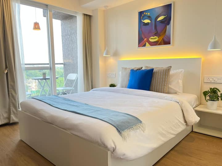 Fresh Studio Lush View Fast Wifi 55 Tv Prohost - Pune