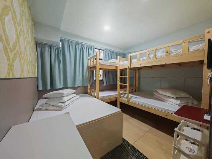 旺角服務式公寓808號房 (6-8人房) 旺角市中心 獨立浴室 - Hong Kong