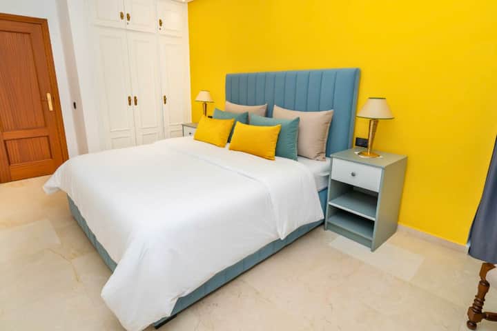 ÉVasion Tangerine :2mins Plage/mall, Gare Tgv - Tangier