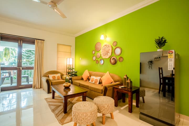 Oasis Serene 2bhk Near Anjuna & Baga With Pool - Anjuna