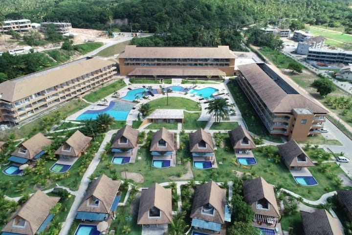 Paraíso Em Carneiros – Flat Completo No Eco Resort - Praia dos Carneiros