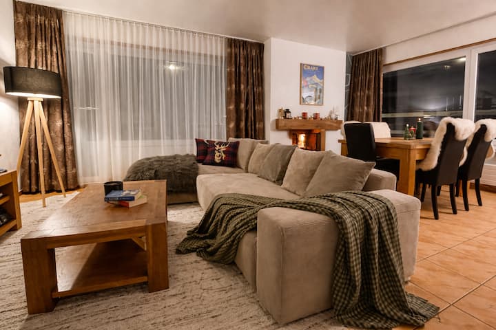 Cocon Alpin Central Ski & Vie Locale à Pied - Crans-Montana