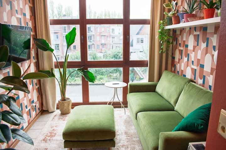 Cozy & Charming Studio For Up-to 4 In Ghent City - Gand