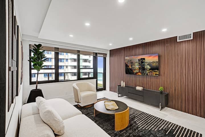 Stylish Ocean View 3br Retreat Pool Gym Sauna 1508 - South Beach