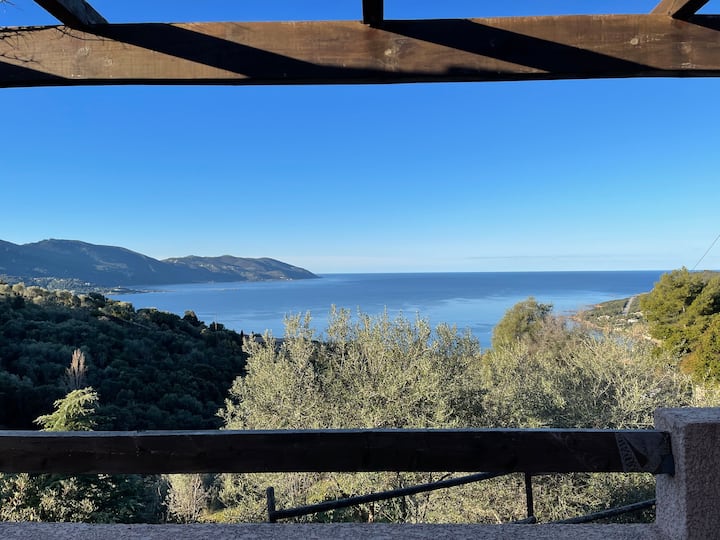Peaceful Home With Panoramic Sea-view - Sagone