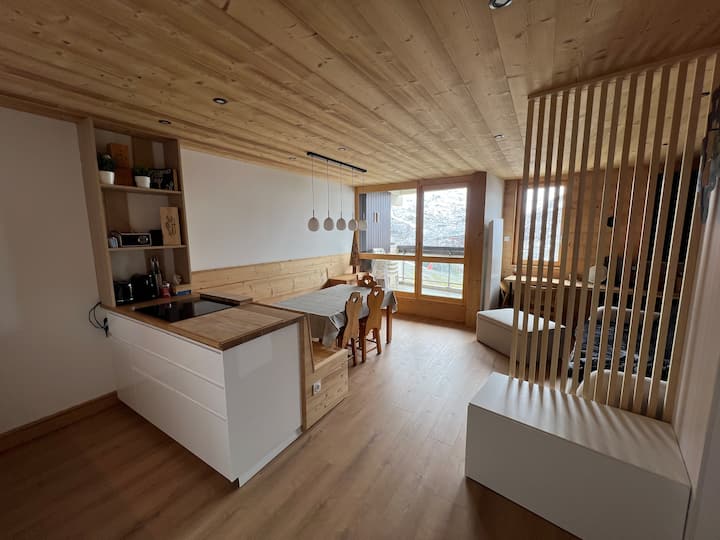 Bel Appartement Sur Les Pistes Aux Ménuires - Les Menuires