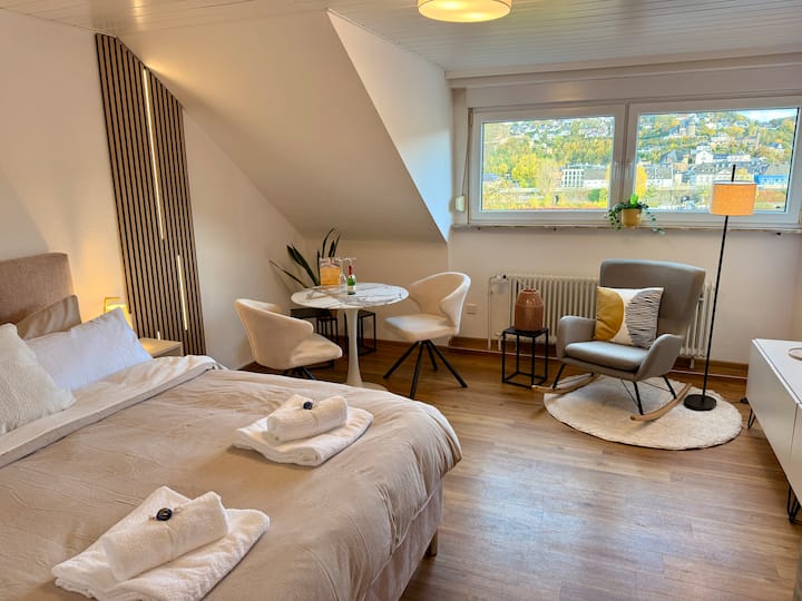 Skylight | Queensize, Wine, Wifi, Snacks, View - Coblence