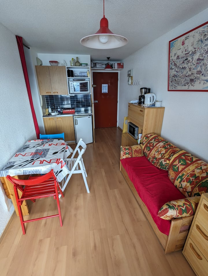 Studio Plein Sud Avec Balcon Et Vue Panoramique - L'Alpe d'Huez