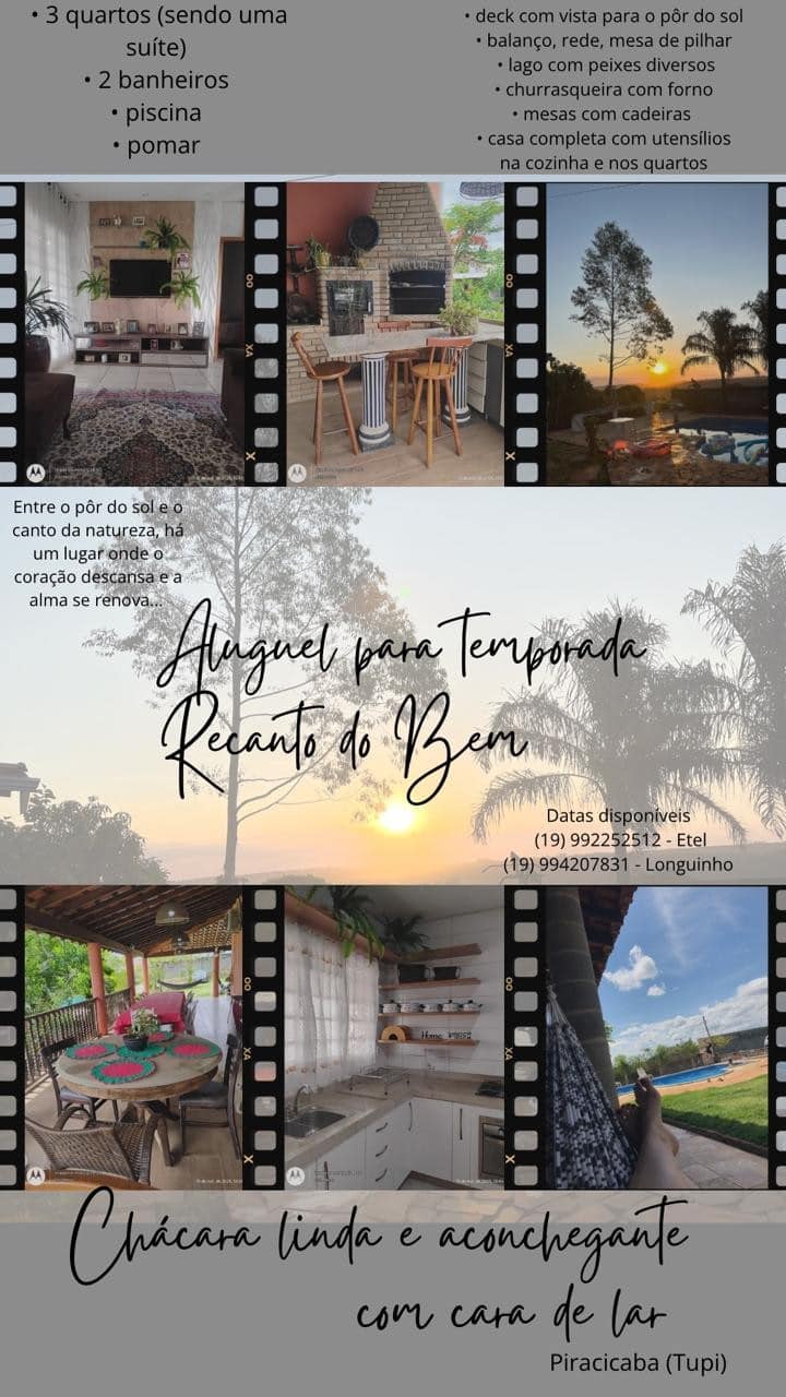 Chácara, Casa Ampla E Arejada Com Todo Conforto. - Piracicaba