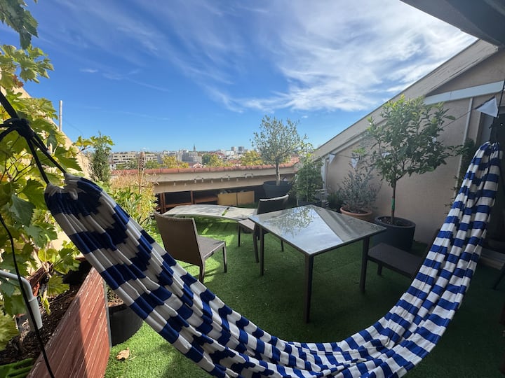 Duplex Vue Saône - Lyon