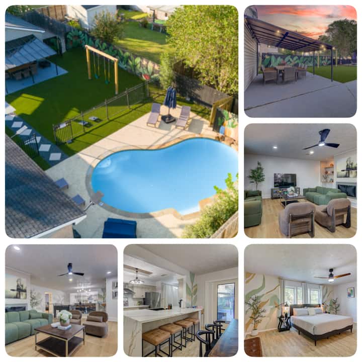 Meadows Retreat*pool*4brs*10 Beds*3tvs*swing&games - 슈거랜드