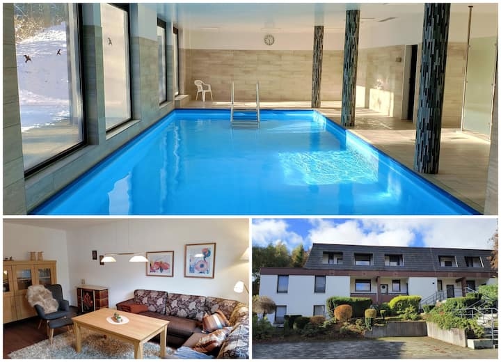 Ferienwohnung Winterberg 2 Sz Mit Pool Sauna Wlan - Winterberg