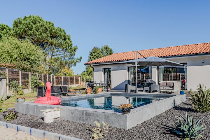 Villa Coup De Cœur - Piscine Et Déco Unique - Biscarrosse