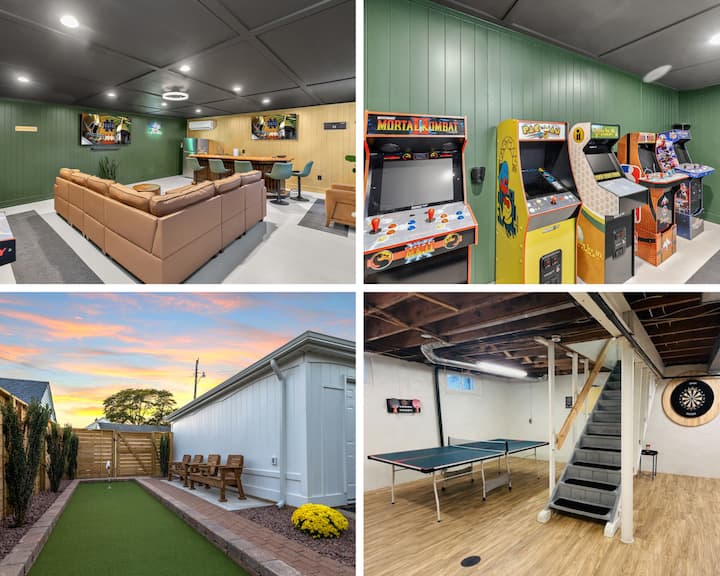 Barcade + Putting Green + 3king Beds •8 Min To Nd - South Bend, IN