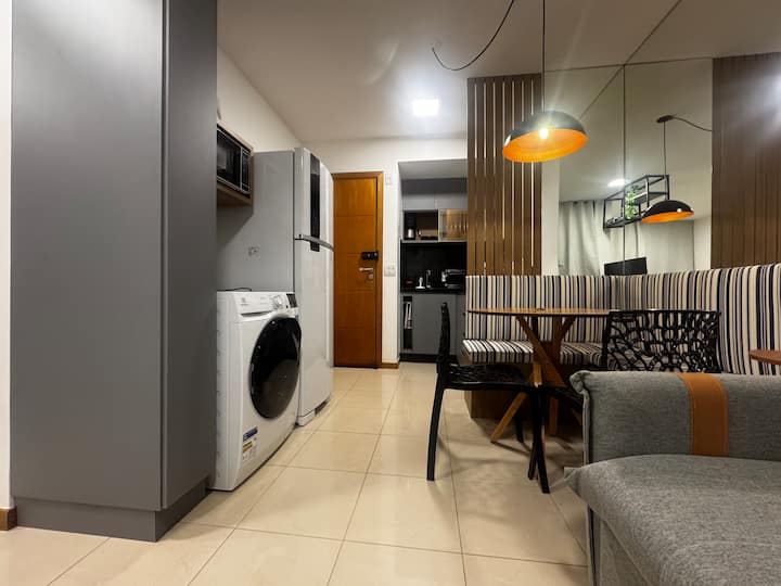 112 - Aconchegante Flat Térreo No Life Resort - Brasilia