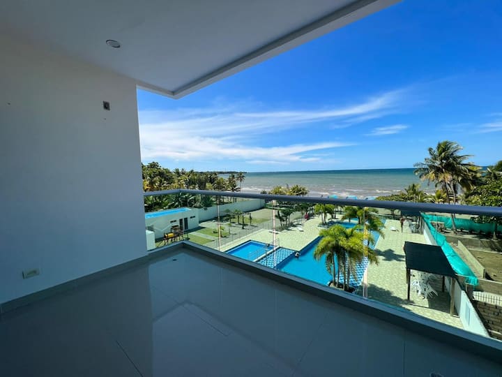 Hermoso Apartamento En Coveñas: Frente Al Mar A301 - Covenas