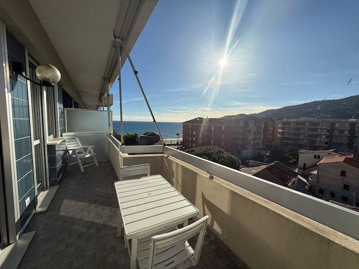 Sole Terrazza Sul Mare Di Andora - Andora