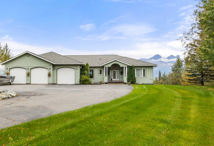 Entire 5bd/4.5bth Home/hot Tub/epic View/5,000sf - Wasilla